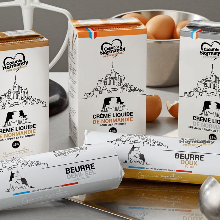 Marque Normande de produits laitiers - Coeur de Normandy